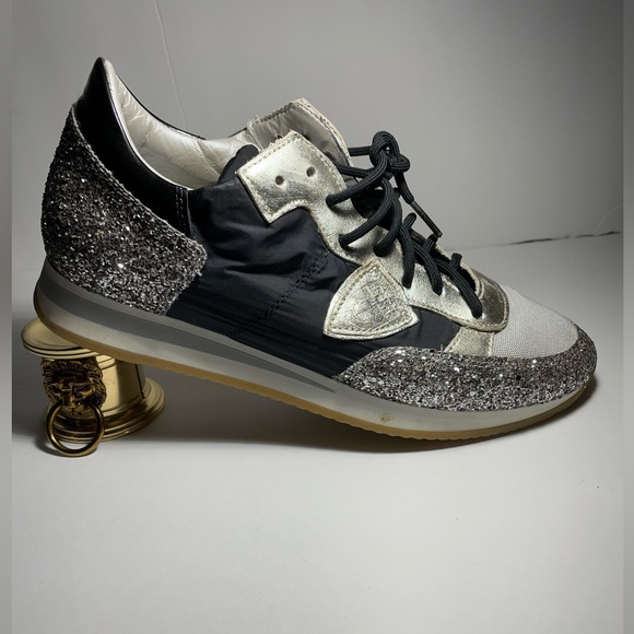 Philippe Model | Shoes | Philipe Model Paris Trpx Gliter Snearkers Size ...